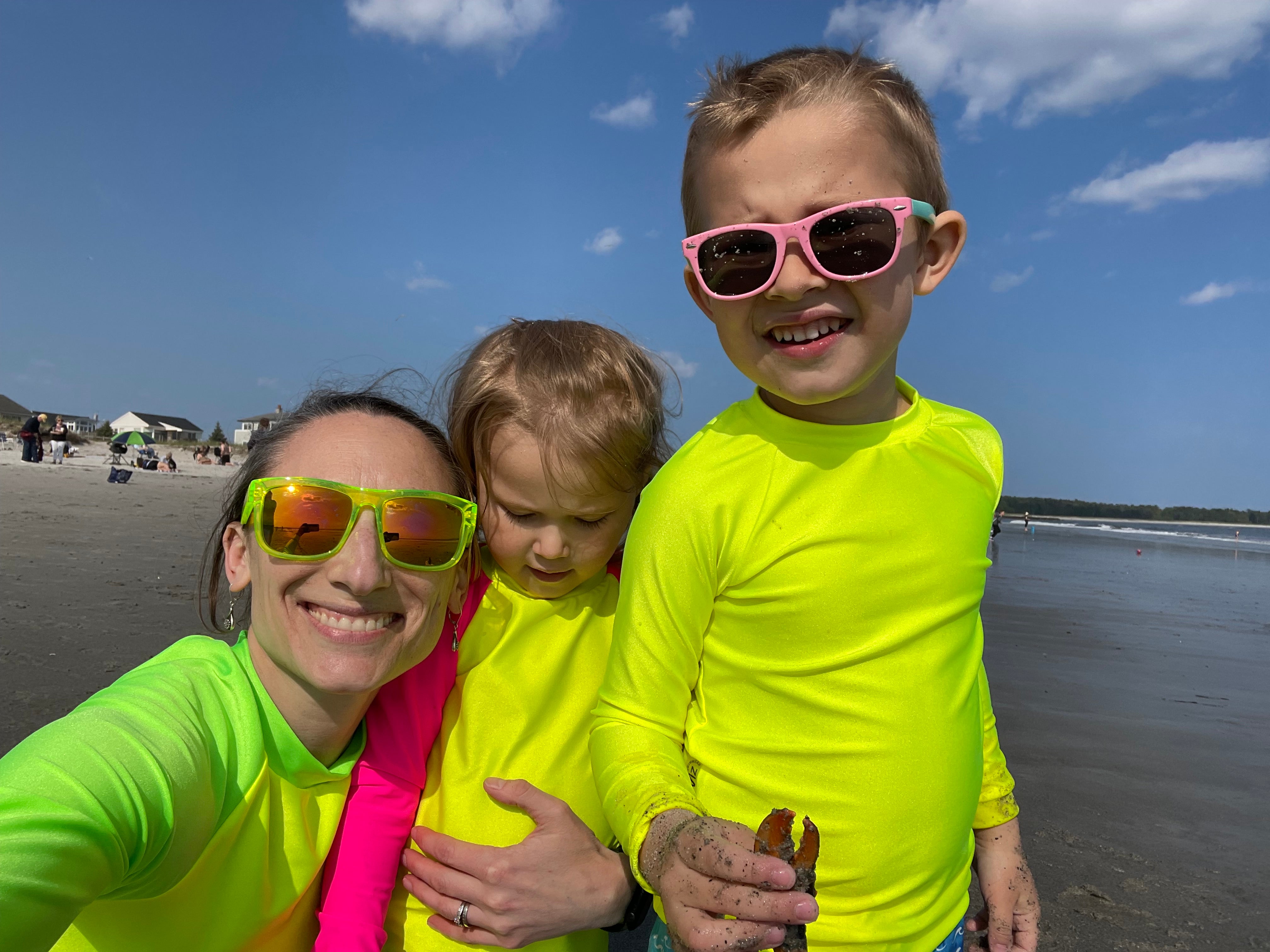 Kids Neon Rash Guard Sizing Chart