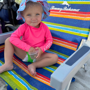 Kids' Neon Rash Guard in Neon Pink | UPF 50+ | HiViz Swimwear